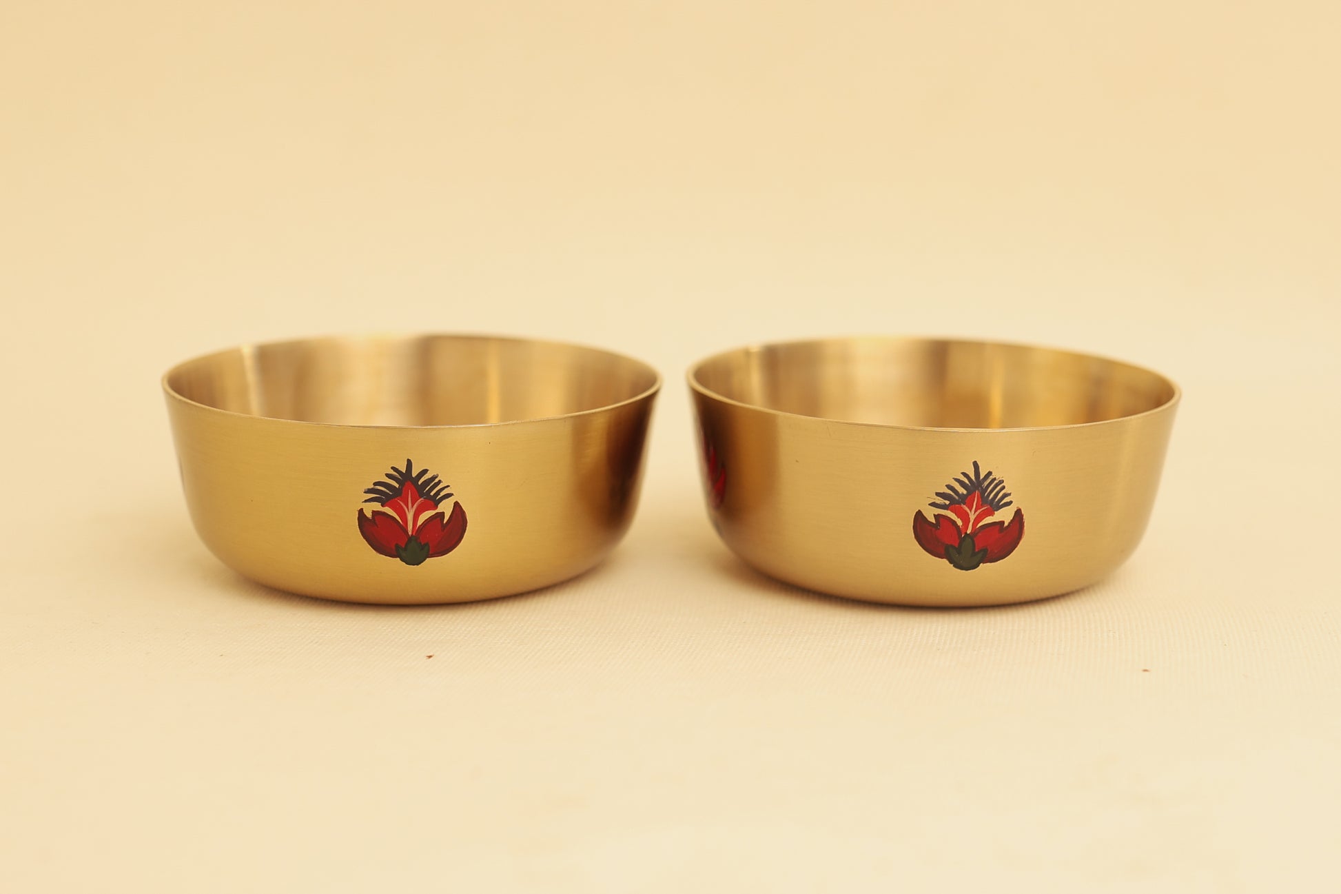 Kalamkari Katori Bronze Small - Set Of 2 – Baarique